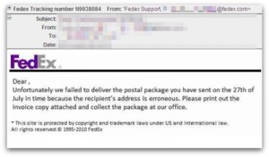 Fedex Email Scams – Be Aware - ThatsNonsense.com