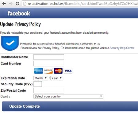 This is how a Facebook phishing scam can work... - ThatsNonsense.com