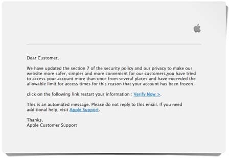 How to spot an Apple email phishing scam with examples - ThatsNonsense.com