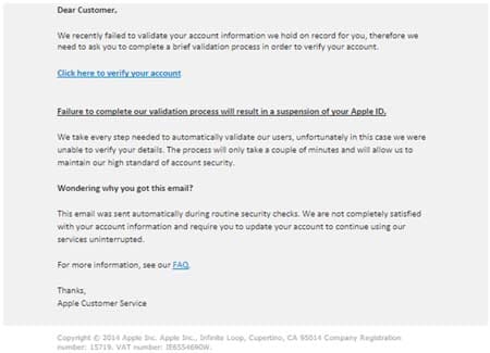 How to spot an Apple email phishing scam with examples - ThatsNonsense.com