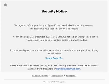 How to spot an Apple email phishing scam with examples - ThatsNonsense.com