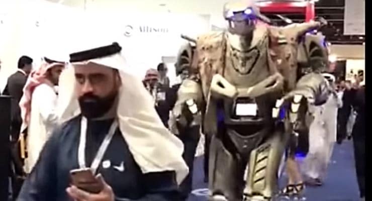 Does video show King of Bahrain's robot bodyguard? Fact Check ...
