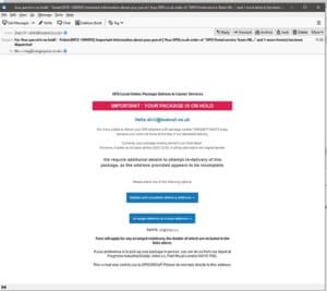 Watch out for scam emails about a DPD failed delivery - ThatsNonsense.com