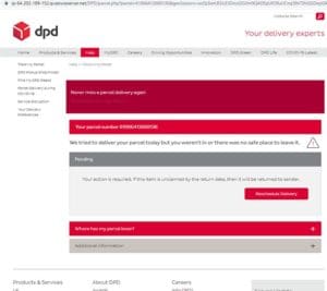 Watch out for scam emails about a DPD failed delivery - ThatsNonsense.com
