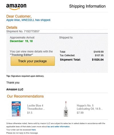 6 Phishing Email Examples in 2021 - ThatsNonsense.com