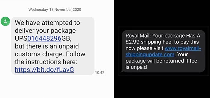 Five dangerous text SMS phishing scams that are spreading in 2021 ...