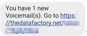 Beware of "You have new voicemail" scam SMS texts - ThatsNonsense.com